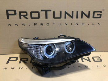 LCI OE Look Melnie lukturi Priekš BMW E60 / E61 03-10 Facelift look in ...