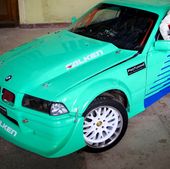 GTR Look Front Wide bumper with Splitter For BMW E36 in MotorSport ...