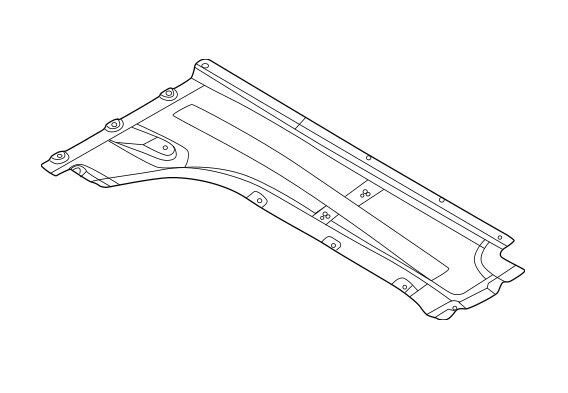 NEW GENUINE BMW X4 SERIES G02 UNDERBODY COVER CENTER PANEL RIGHT O/S ...