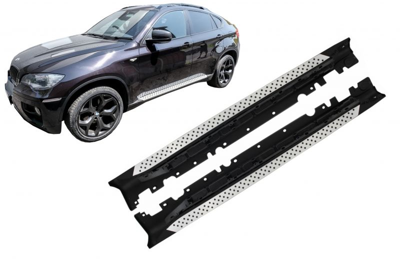 Running Boards / Side Steps / Step bars for BMW X6 E71 / E72 2007-2014 ...