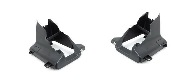 NEW GENUINE BMW 5 SERIES F10 F11 FRONT OIL COOLER AIR DUCTS PAIR SET N ...