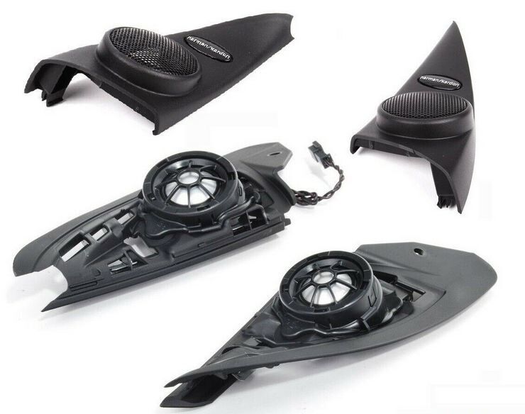 NEW MINI R60 MIRROR SUPPORT BASE PLATE INCLUDING TWEETER SPEAKER WITH ...