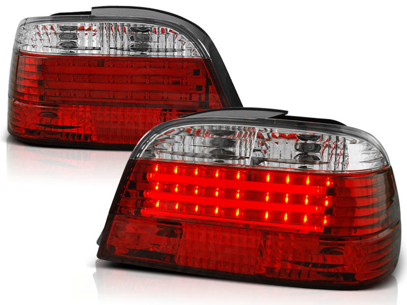 LED BAR TAIL LIGHTS RED WHIE fits BMW E38 06.94-07.01 in Taillights ...