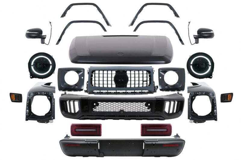 Complete Conversion Body Kit to 2024 G63 Design for Mercedes W463 2012-2017 in Full Bodykits ...
