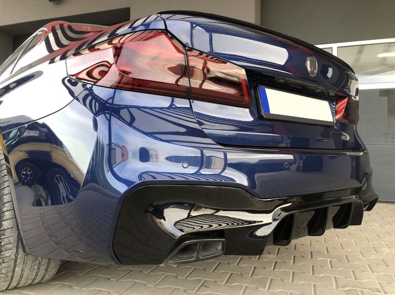 M Sport Rear Bumper Diffuser For BMW G30 2017-2025 in Diffusers ...