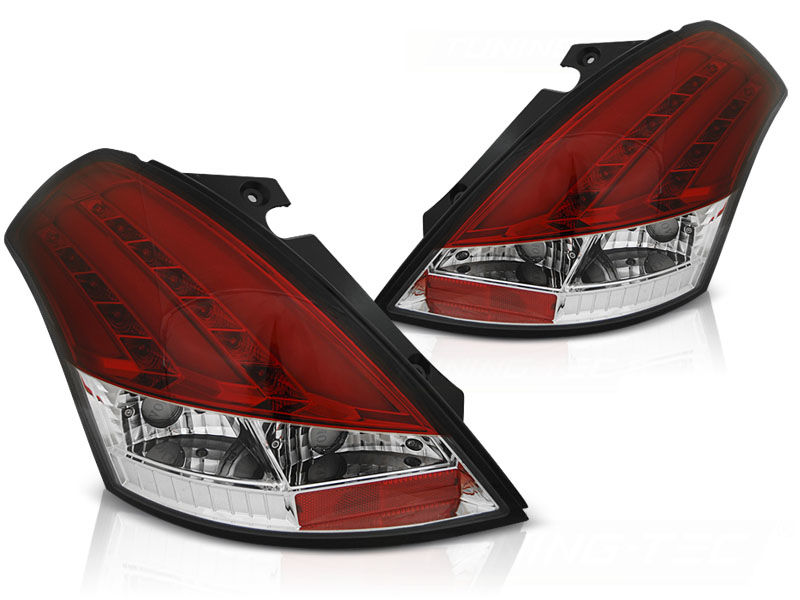 LED BAR RED WHITE TAIL LIGHTS FOR SUZUKI SWIFT V 10-17 in Taillights ...