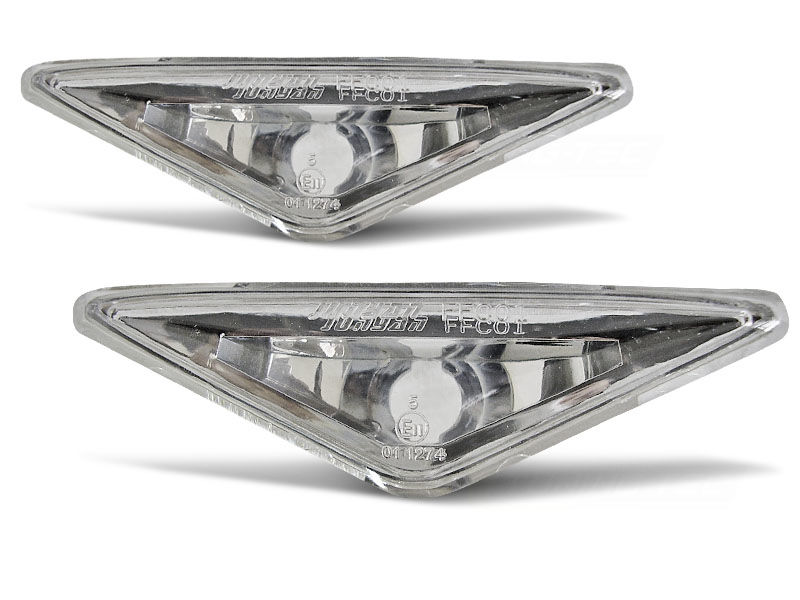 SIDE TURN MARKERS CLEAR CHROME Fits FORD FOCUS MK1 10.1998 - 10.2004 in ...