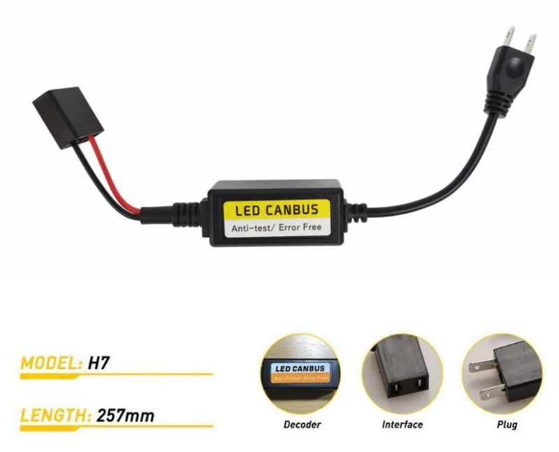 1x H7 LED Smart Canbus ошибочник warning canceler для H7 лампочек in ...