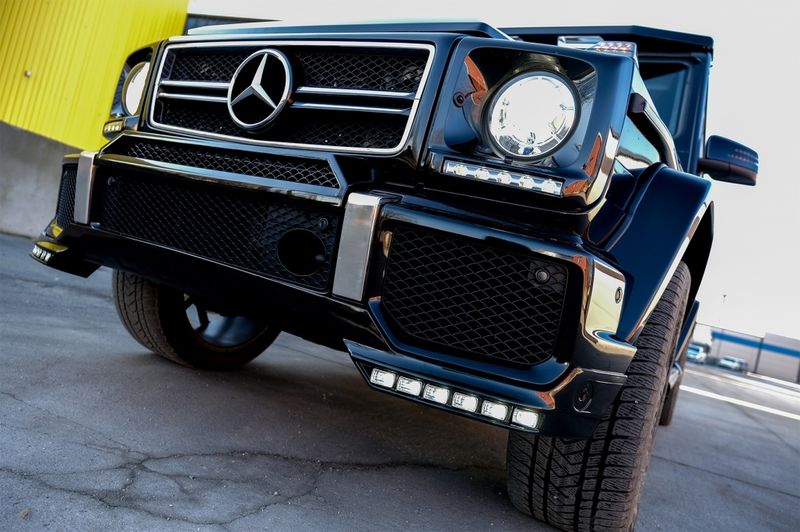 B-Design Front Bumper Spoiler with LED DRL For Mercedes W463 MK1 89-17 ...