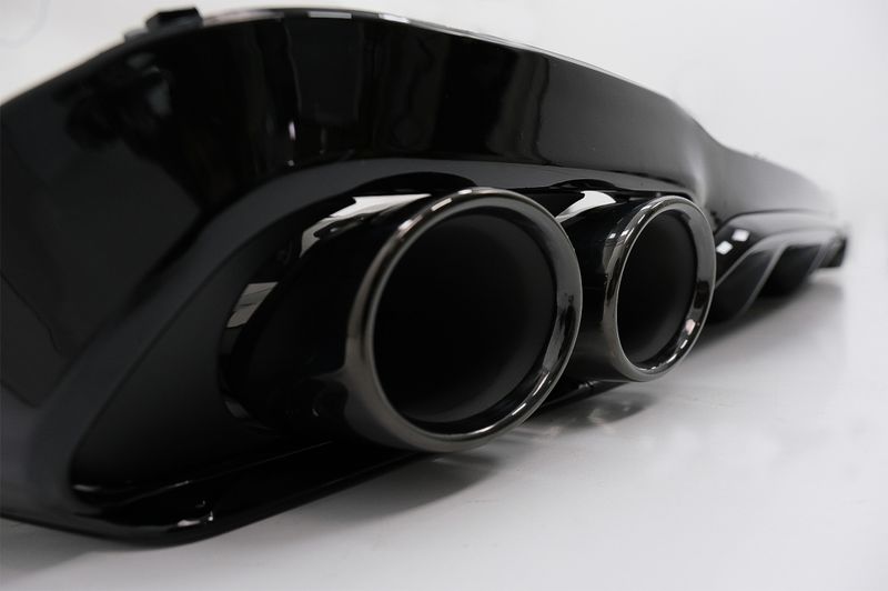 E53 Night Package ANG Look Rear bumper diffuser For Mercedes W213/ S213 ...