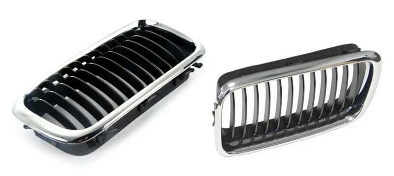 BMW NEW GENUINE 7 SERIES E38 99-01 RADIATOR KIDNEY GRILLES PAIR SET in ...
