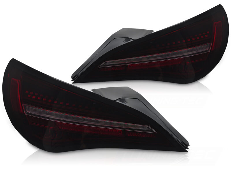 LED TAIL LIGHTS SEQ BLACK RED SMOKED fits MERCEDES CLA C117 13-19 OE ...