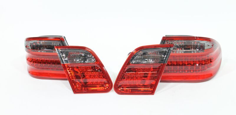 LED TAIL LIGHTS RED SMOKE fits MERCEDES W210 E-CLASS 95-03.02 in ...