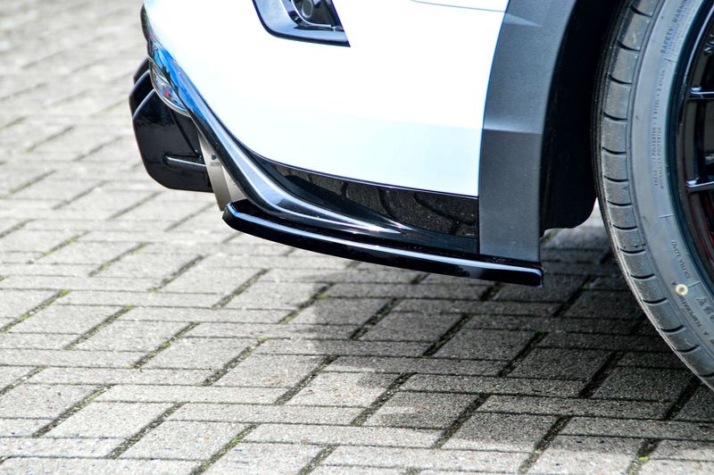 Black Gloss Performance Rear Bumper Side Flaps / Splitters For VW T-ROC ...