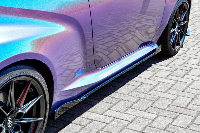 Black Gloss Performance Side skirts addons / Blades / diffusers / sill ...