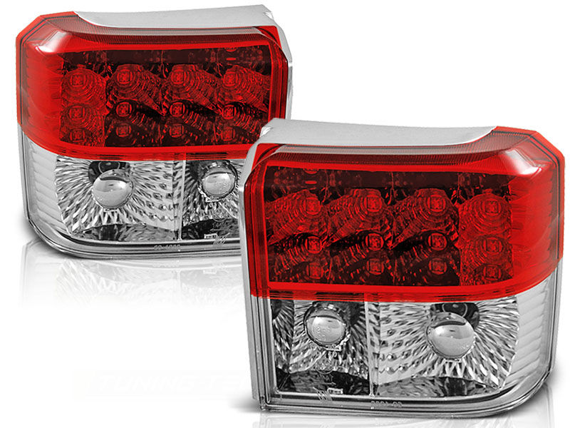LED TAIL LIGHTS RED WHITE fits VW T4 90-03.03 in Taillights - buy best ...