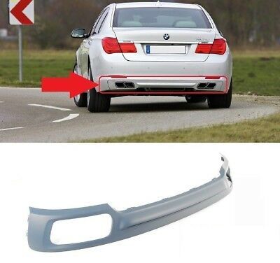 BMW NEW GENUINE 7 SERIES F01 F02 760i REAR BUMPER TRIM PANEL DIFFUSER ...