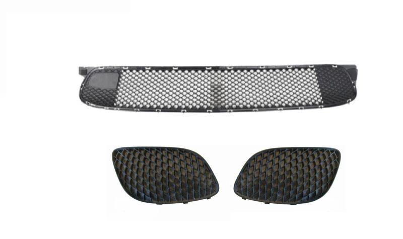 NEW GENUINE MERCEDES A CLASS W117 FRONT BUMPER LOWER GRILL SET CENTER ...