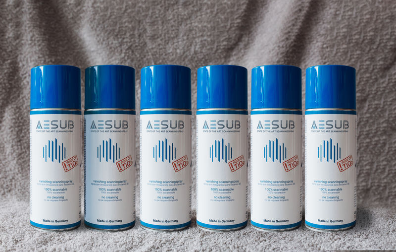 AESUB Scanning spray BLUE 400ml 6 can pack in 3D Scanning - buy best ...