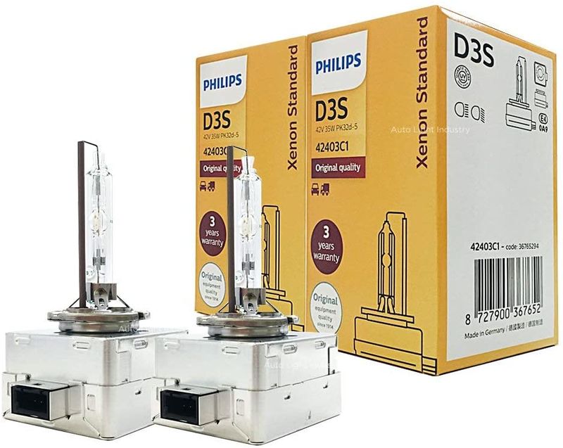 Set of 2 Original Philips Xenon Bulb D3S in Philips Original Bulbs ...