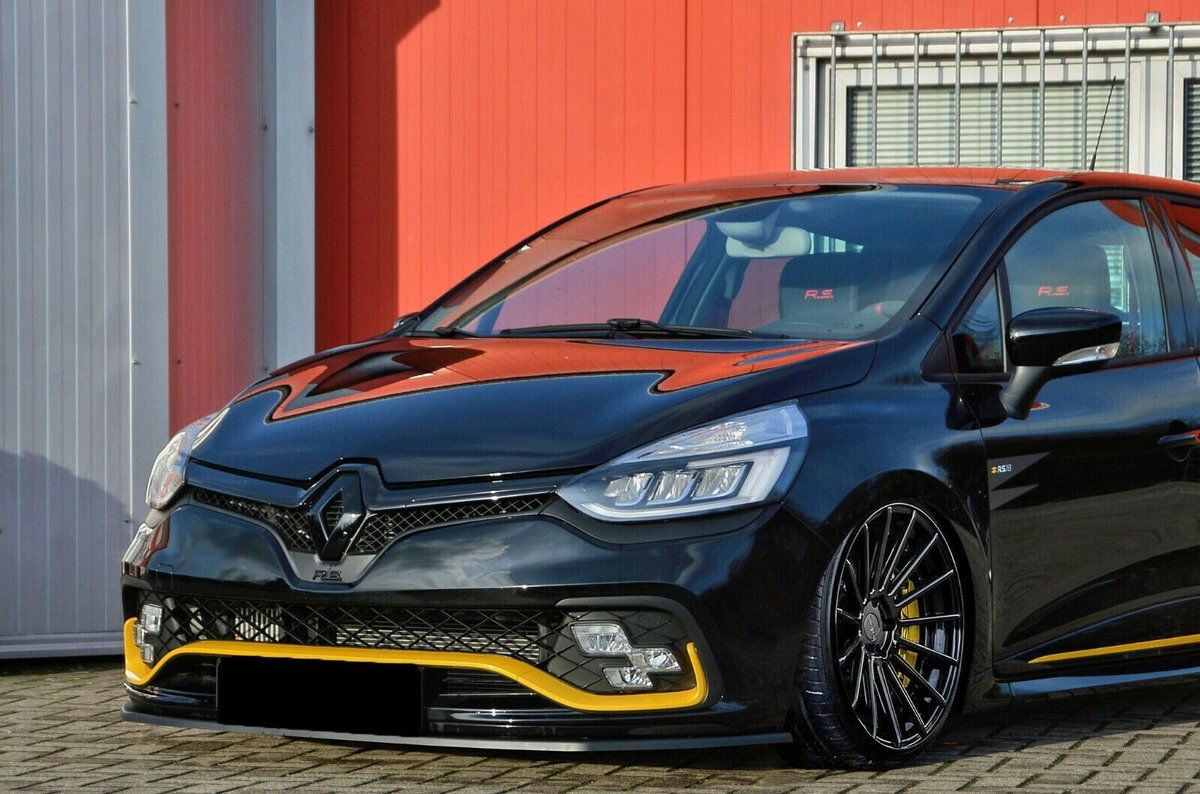 Spoiler / gonna / mantovana per paraurti anteriore per Renault Clio 4 RS 2013-16