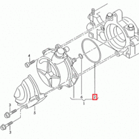 NEW GENUINE AUDI A3 S3 A4 S4 A6 TT VW GOLF PASSAT VACUUM PUMP GASKET ...