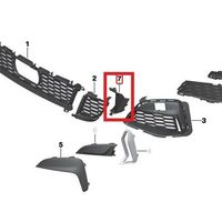 NEW GENUINE BMW 3 SERIES G20 G21 FRONT M SPORT BUMPER AIR DUCT COVER ...