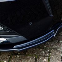 Black Gloss Front Bumper spoiler / skirt / valance with Wing For Opel ...