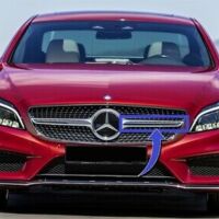 NEW GENUINE MERCEDES-BENZ CLS W218 FRONT CHROME AMG GRILL TRIM LEFT N/S ...