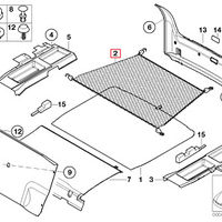 BMW NEW GENUINE 1 2 3 4 5 6 7 SERIES BOOT FLOOR LUGGAGE CARGO SAFETY ...