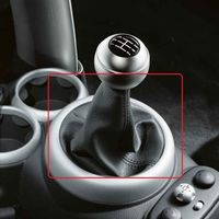 NEW GENUINE MINI R50 R52 R53 MANUAL SHIFTER BOOT PANTHER BLACK LEATHER ...