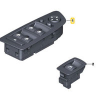 NEW GENUINE BMW 3 Z4 SERIES E93 E89 MAIN WINDOW SWITCH CONTROL BLACK ...