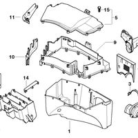 NEW GENUINE BMW 5 7 X5 X6 SERIES E39 E65 E66 E53 E70 E71 BOX FAN ...