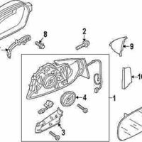 AUDI NEW GENUINE A4 S4 12-16 O/S RIGHT MIRROR TURN SIGNAL INDICATOR ...