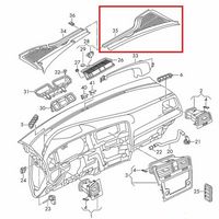 NEW GENUINE VOLKSWAGEN GOLF VII FRONT PLENUM CHAMBER COVER LHD RIGHT ...