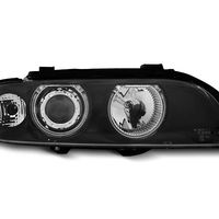 BLACK HEADLIGHTS with CCFL ANGEL EYES For BMW E39 95-03 in Headlights - buy best tuning parts in ...