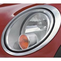 MINI NEW GENUINE R55 R56 R57 R58 R59 N/S LEFT CHROME HEADLIGHT TRIM ...