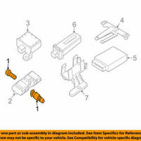 NEW GENUINE BMW TIRE PRESSURE MONITORING SYSTEM GREEN VALVE STEM ...