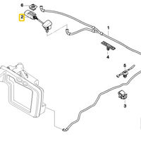 NEW GENUINE BMW 5 SERIES E60 E61 WINDSHIELD WASHER NOZZLE 61667046060 ...