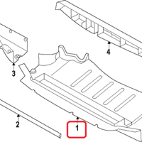BMW NEW GENUINE E90 E92 E93 M3 BELLY PAN UNDER TRAY COVER CENTER ...