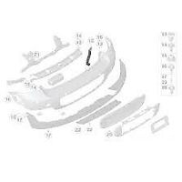 MINI NEW GENUINE COUNTRYMAN R60 PACEMAN R61 REAR BUMPER SIDE BRACKET ...