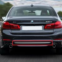 NEW GENUINE BMW 5 SERIES G30 REAR BUMPER CHROME MOLDING TRIM STRIP ...