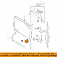 NEW GENUINE BMW 1 3 X1 Z4 SERIES RADIATOR LOWER MOUNTING BRACKET ...