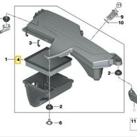 NEW GENUINE BMW 1 2 3 4 SERIES PETROL ENGINE AIR FILTER ELEMENT ...