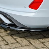 Performance Rear Bumper diffuser addon with ribs / fins For Ford Fiesta ...