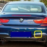 NEW GENUINE BMW 6 SERIES F12 F13 F06 10-16 REAR M SPORT BUMPER TOW ...