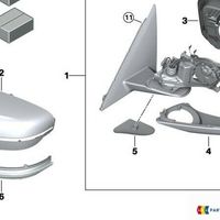 BMW NEW GENUINE 5 SERIES G30 G31 OUTER RIGHT MIRROR BLINKER REPEATER ...