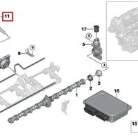 NEW GENUINE BMW 5 6 7 X5 SERIES ELEMENT VALVE TIMING ECCENTRIC SHAFT ...