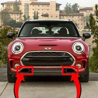 NEW GENUINE MINI COOPER CLUBMAN S F54 FRONT BRAKE AIR DUCT TRIMS BLACK ...