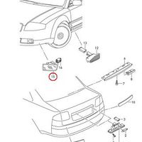 NEW GENUINE AUDI A6 05-11 N/S LEFT FRONT BUMPER TURN SIGNAL INDICATOR 4F0945071 in Indicator ...